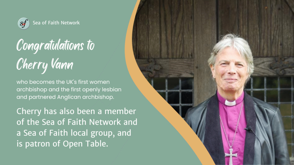 Congratulations to Cherry Vann | Sea of Faith Network